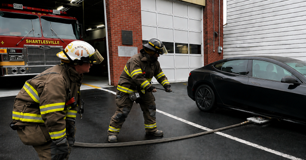 Tesla fires are getting so serious firefighters now need a giant ...